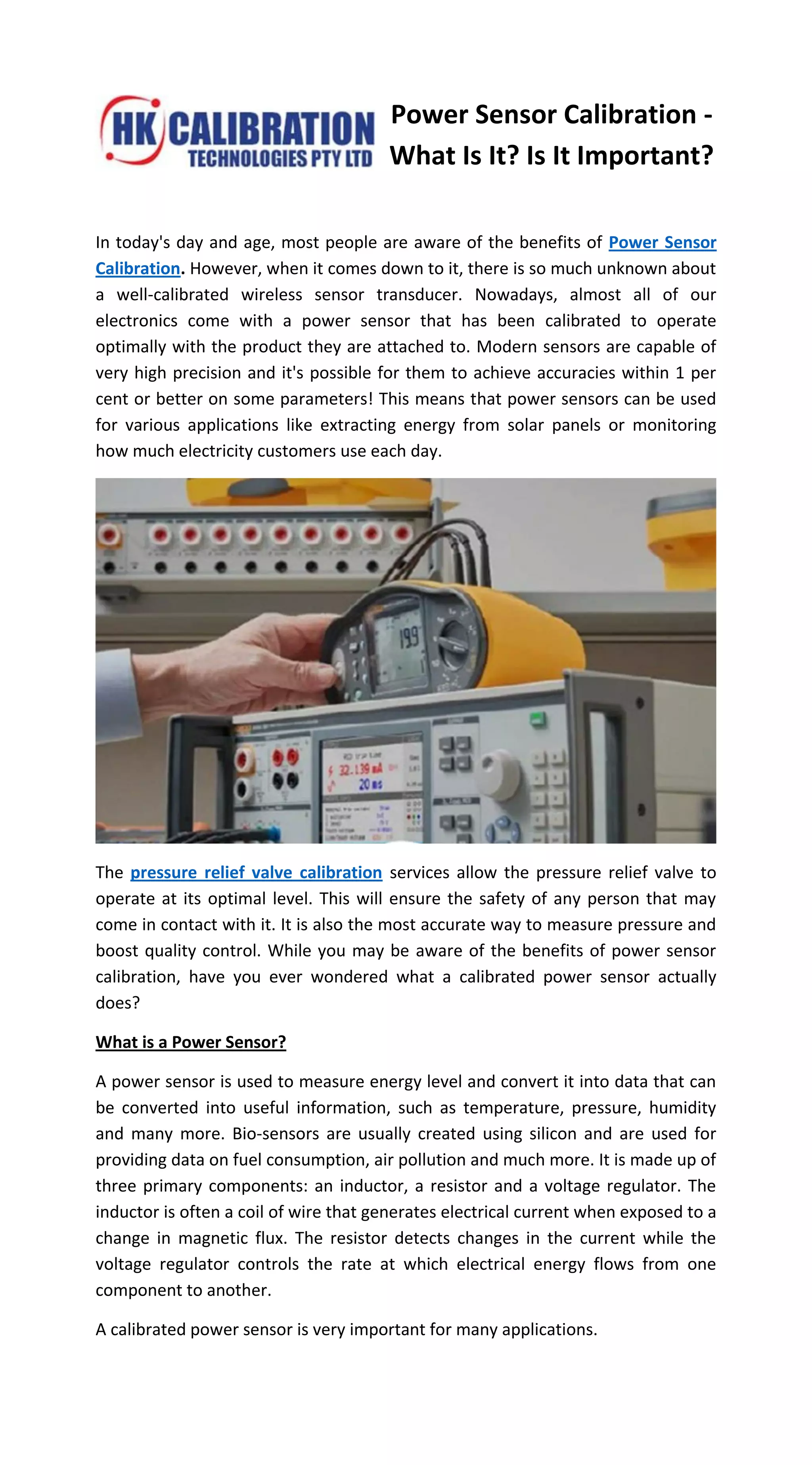 Power Sensor Calibration - What Is It - Is It Important.pdf