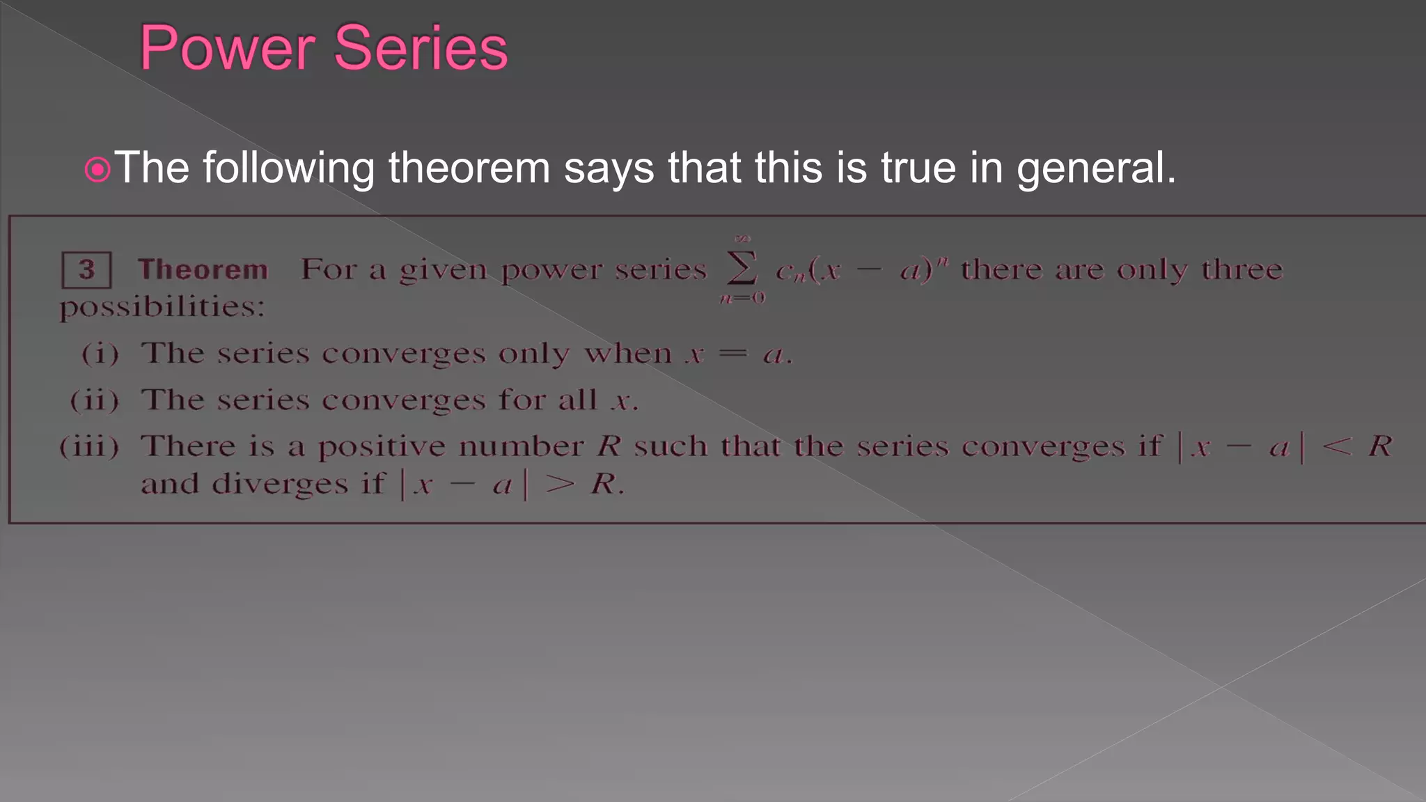 Power series | PPTX | Computing | Technology & Computing