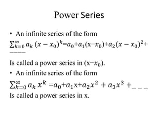 Power series | PPT