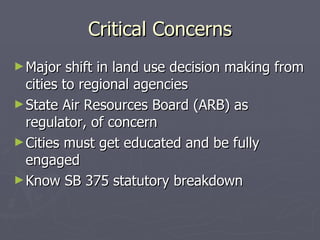Richard Powers - Gateway Cities COG on SB 375 | PPT