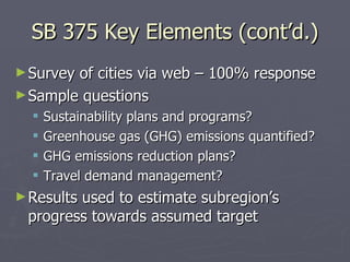 Richard Powers - Gateway Cities COG on SB 375 | PPT