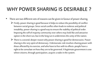 Power sharing | PPT