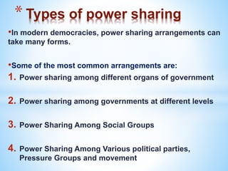 Powersharing | PPTX | Civic affairs | Politics