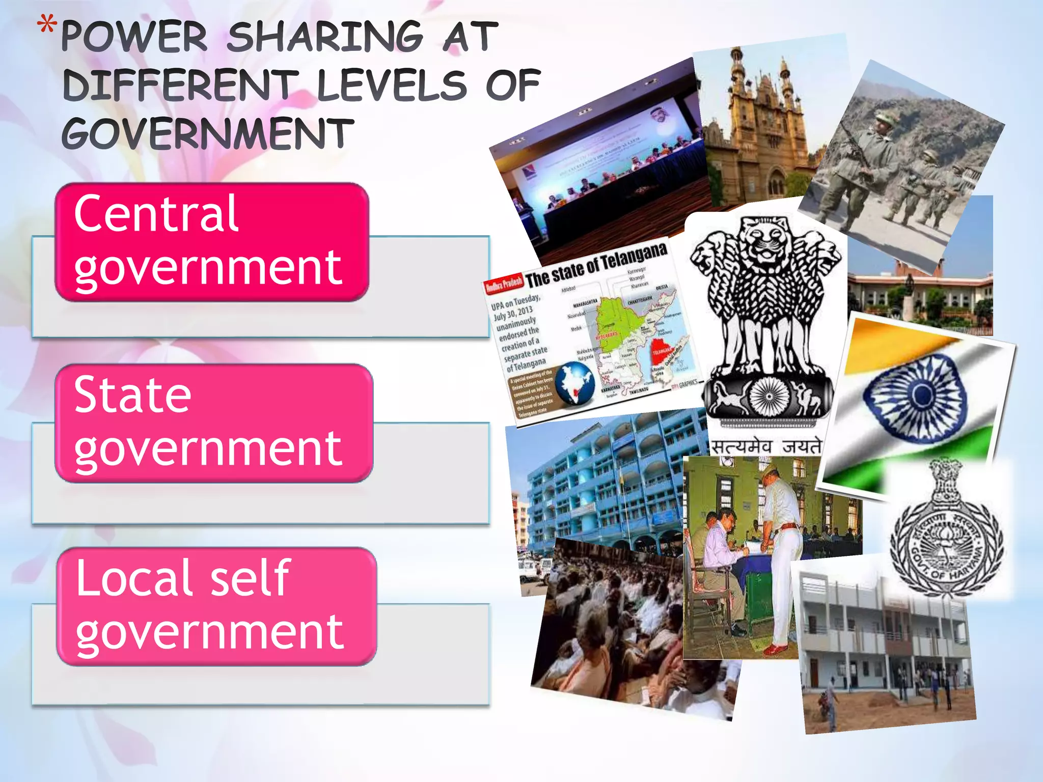 Power sharing class 10 | PPTX