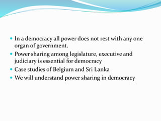 Power sharing-Grade 10 | PPTX