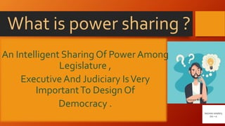 Power sharing in belgium class 10 dav | PPTX