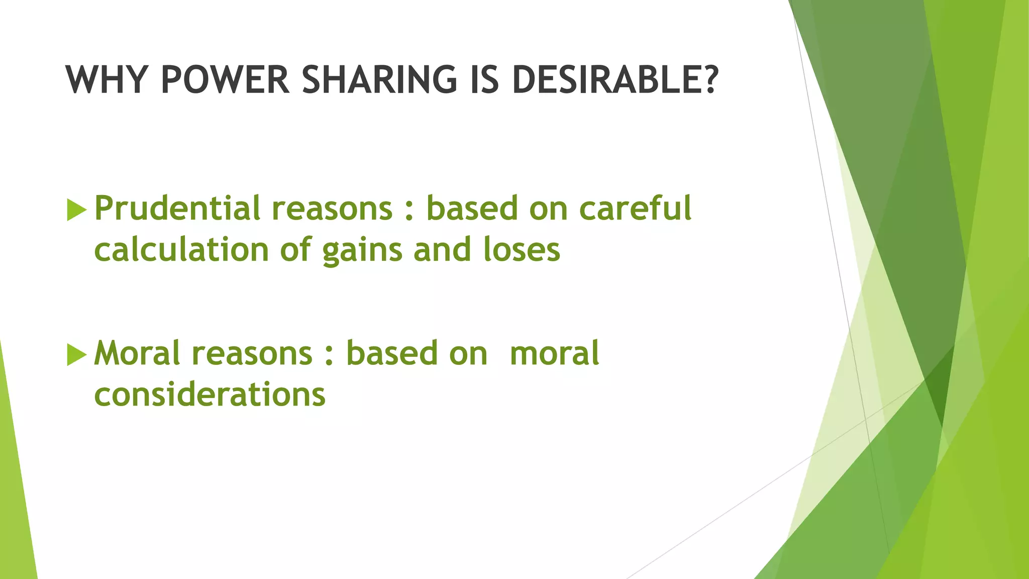 Power sharing | PPTX