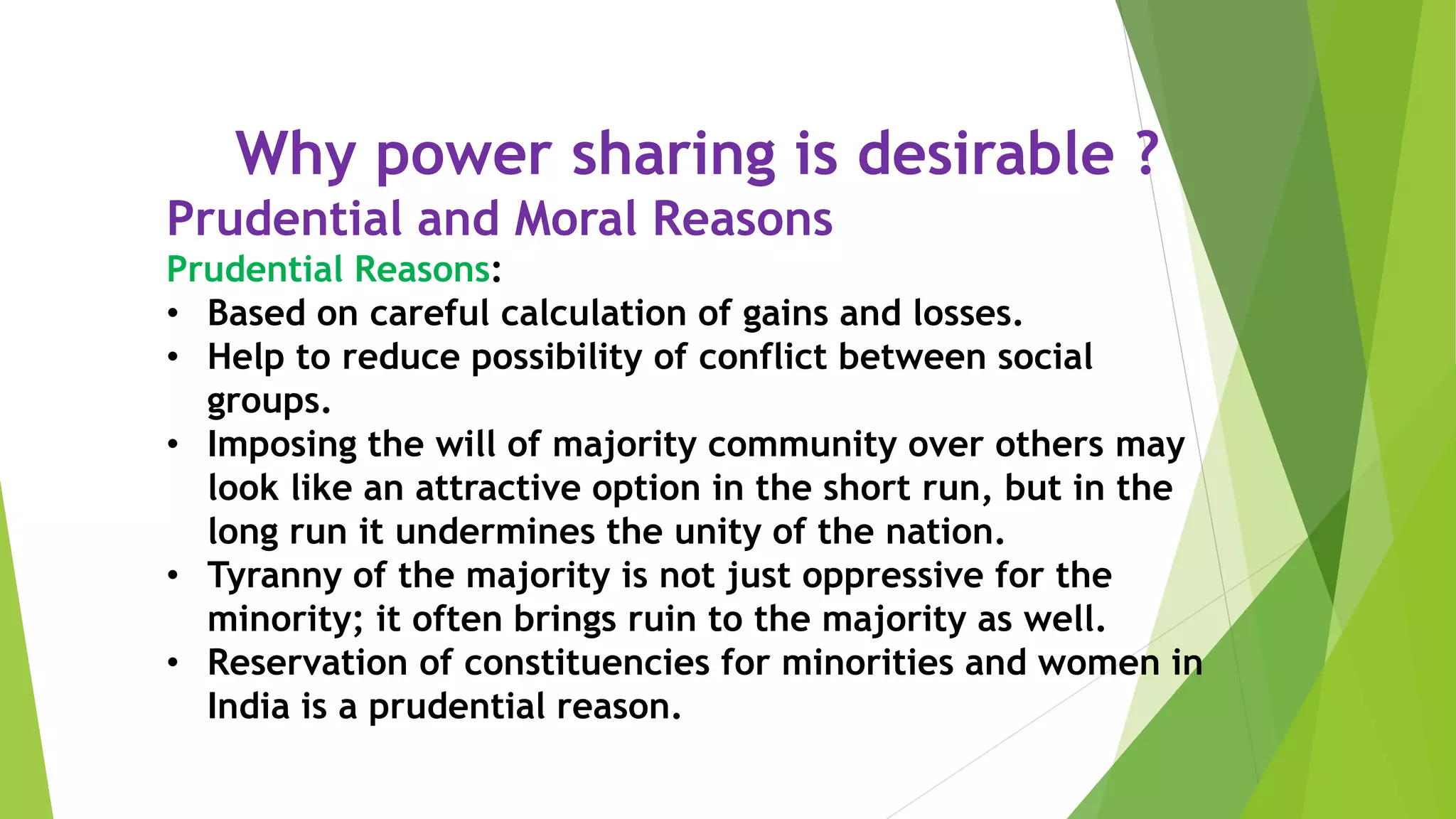Power sharing | PPTX