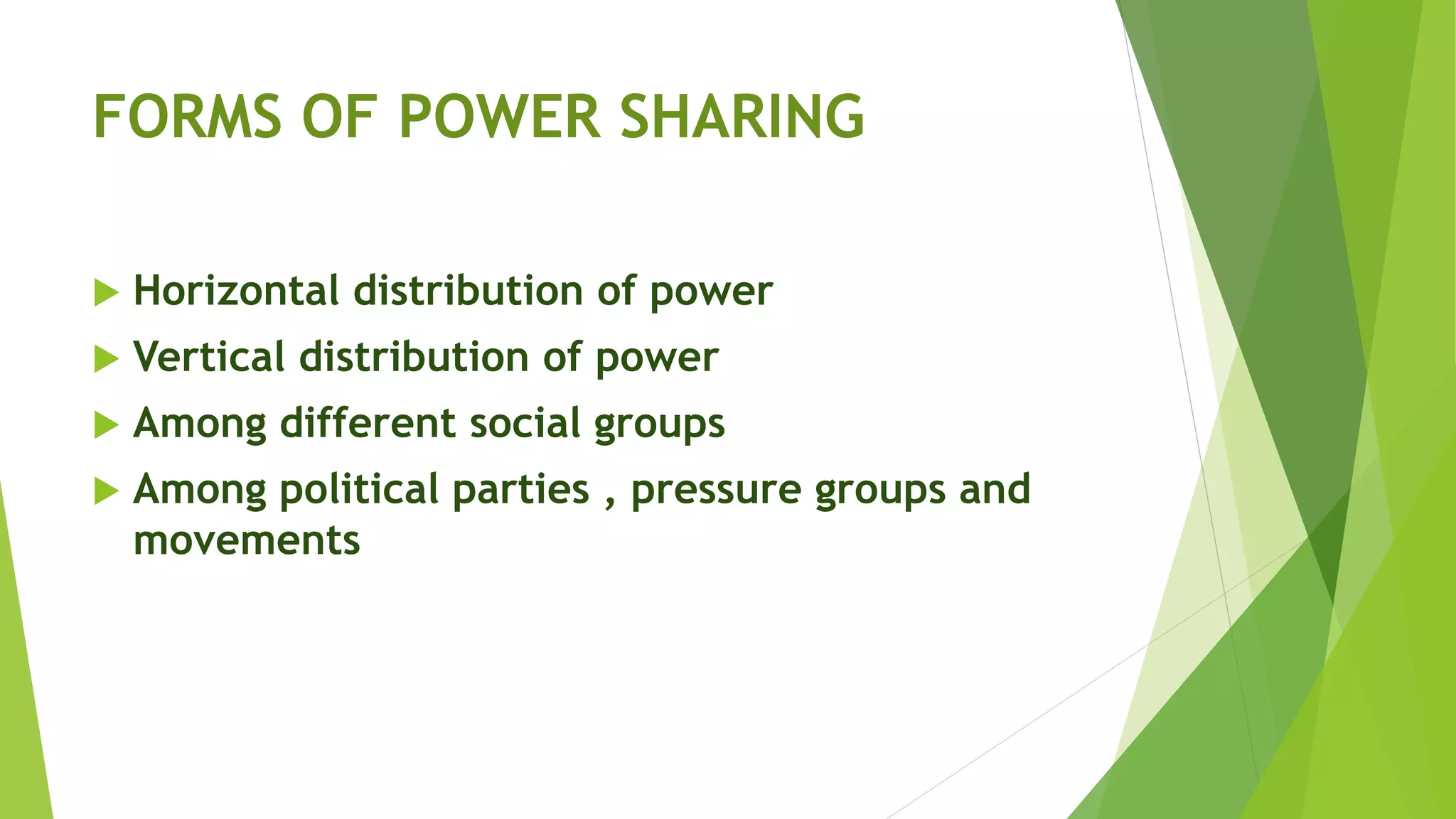 Power sharing | PPTX