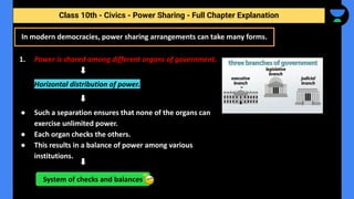 Power Sharing class 10 digraj singh rajput sir | PDF