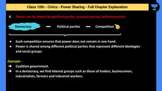 Power Sharing class 10 digraj singh rajput sir | PDF