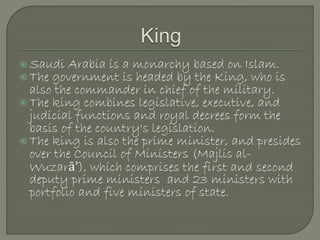 Power sharing in saudi arabia | PPTX
