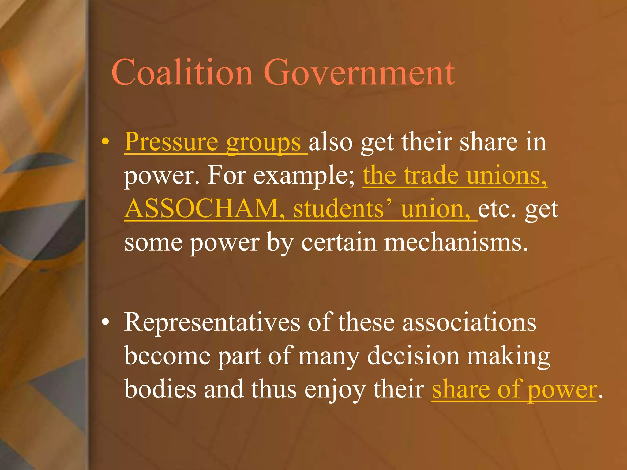 Power sharing in india | PPTX