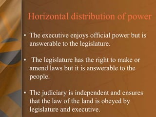 Power sharing in india | PPTX