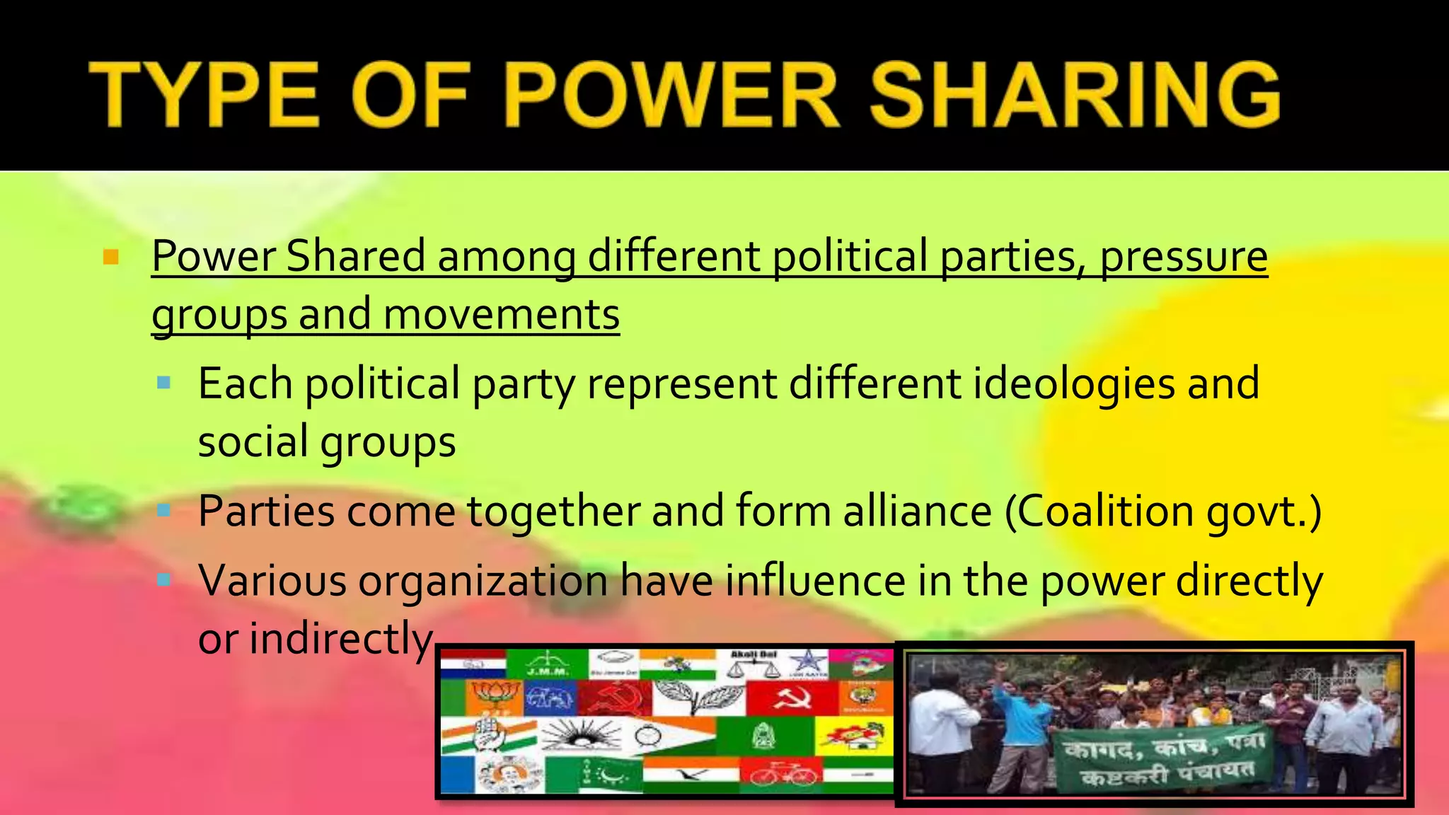 Power sharing ppt | PPTX