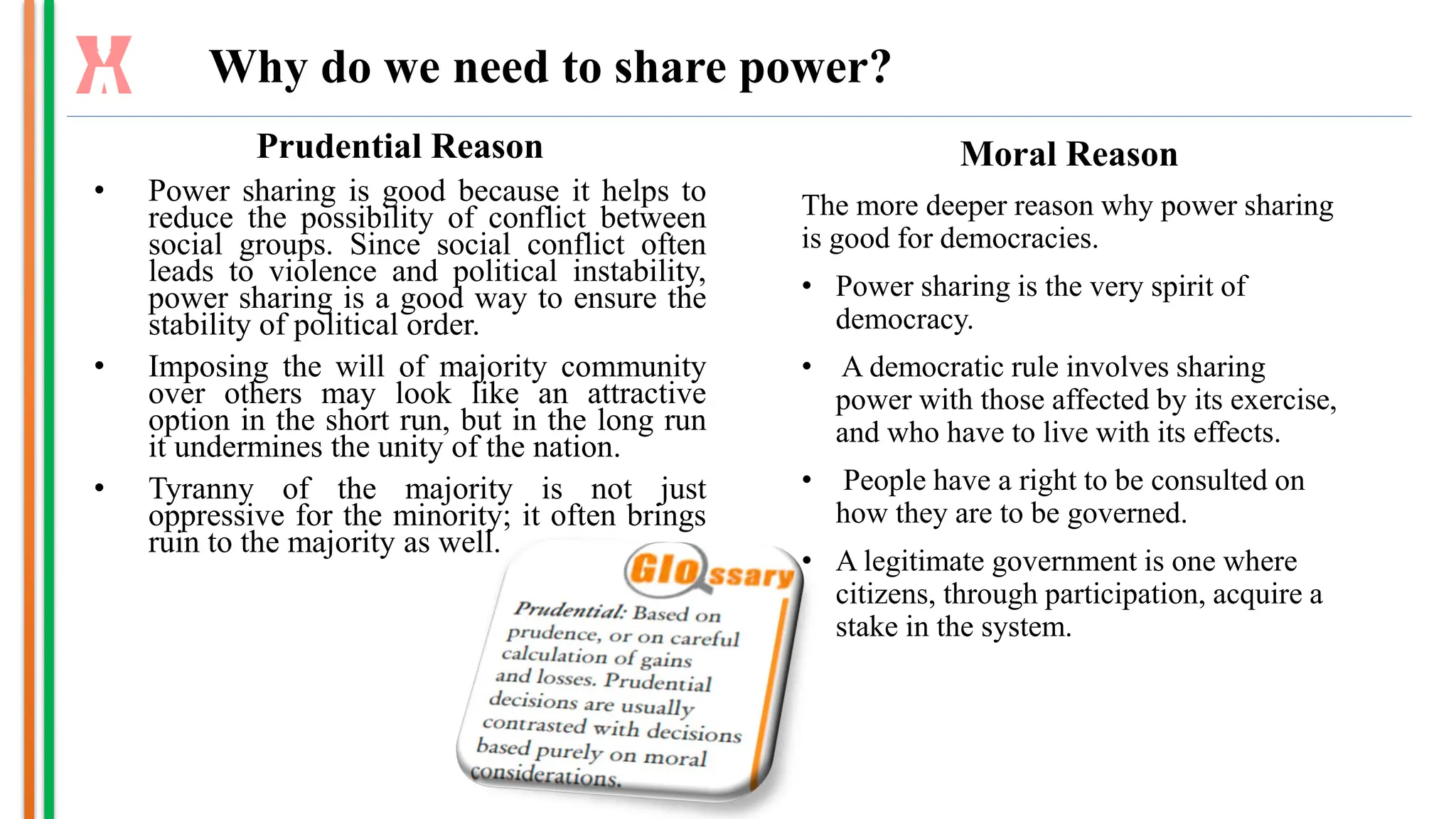 Power Sharing, Democratics Politics, CBSE | PDF