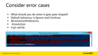 PowerShell: Automation for everyone | PPT