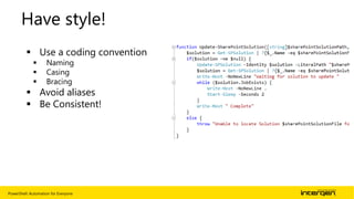 PowerShell: Automation for everyone | PPT