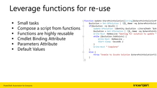 PowerShell: Automation for Everyone | PPTX