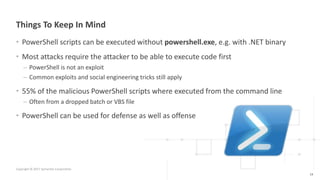 PowerShell: The increased use of PowerShell in cyber attacks | PPTX
