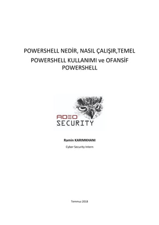 Powershell Nedir, Nasıl Çalışır, Temel PowerShell ve Ofansif Powershell ...