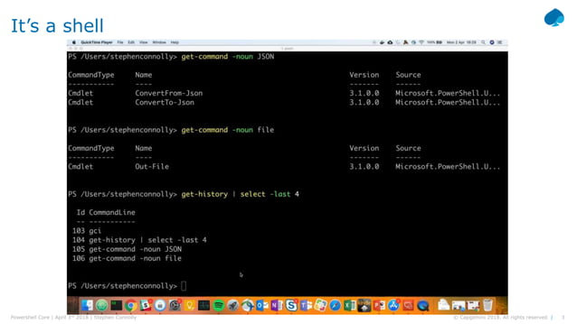 Powershell core-2018 | PPT