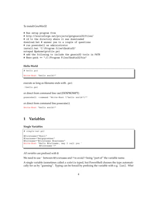 Powershell notes | PDF