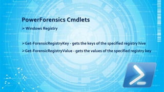 PowerShell - PowerForensics | PPTX