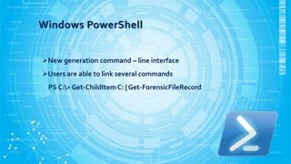 PowerShell - PowerForensics | PPTX