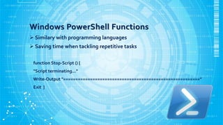 PowerShell - PowerForensics | PPTX