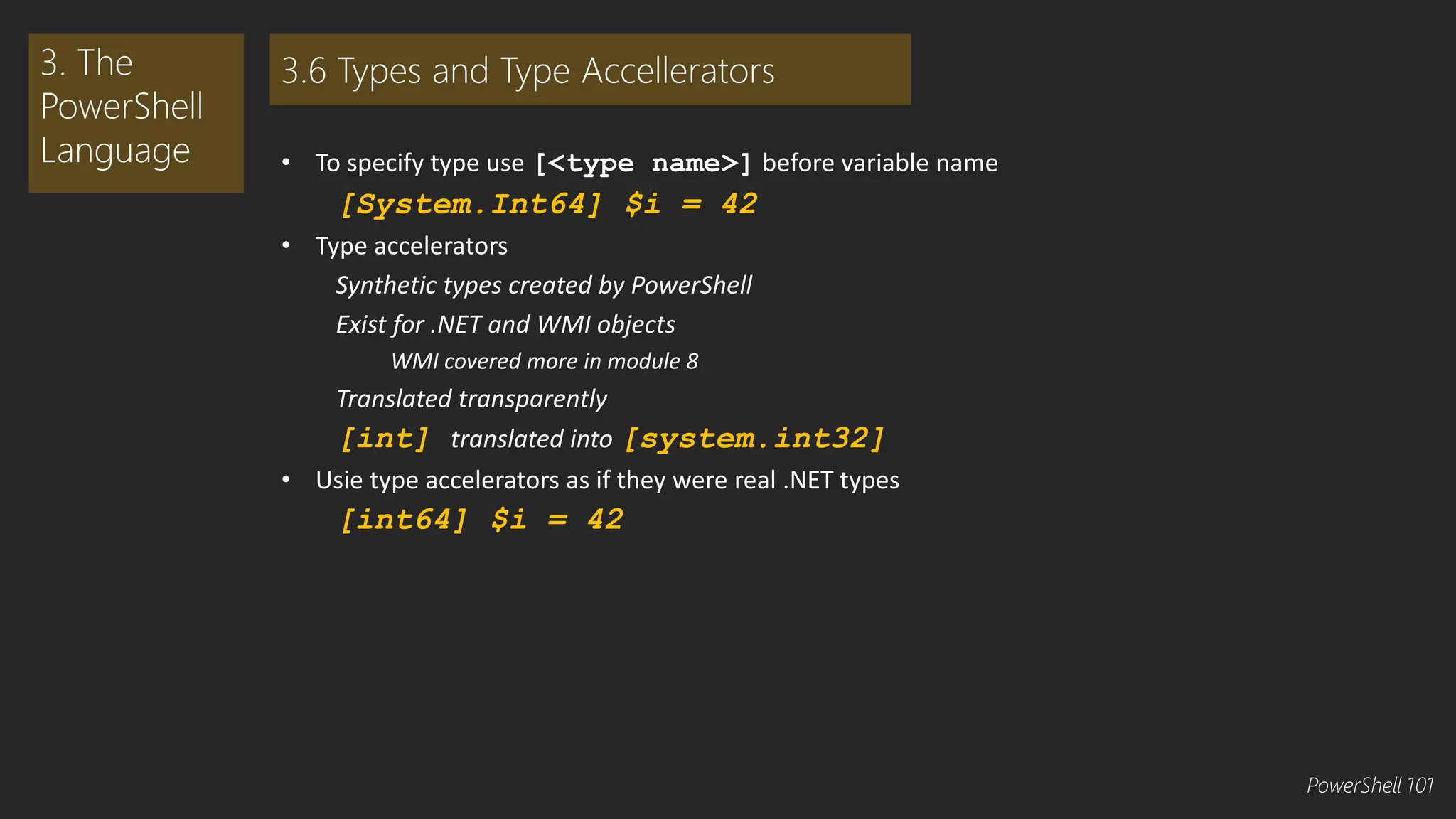PowerShell 101 | PPTX