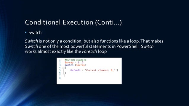 Power shell basics day 6