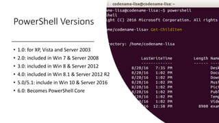 PowerShell Basics for Office Apps and Servers | PPT