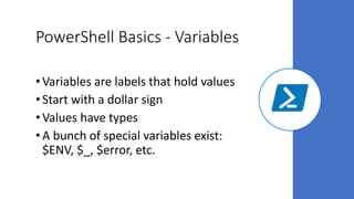 PowerShell Basics for Office Apps and Servers | PPT