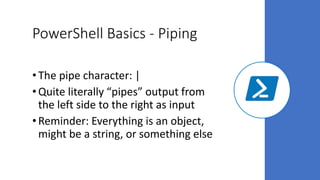 PowerShell Basics for Office Apps and Servers | PPT