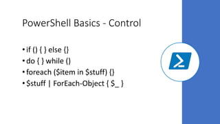 PowerShell Basics for Office Apps and Servers | PPT
