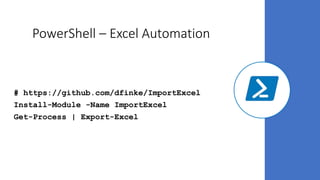PowerShell Basics for Office Apps and Servers | PPT