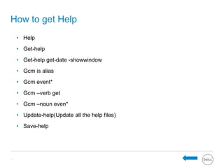 Powershell dcpp | PPTX | Operating Systems | Computer Software and Applications