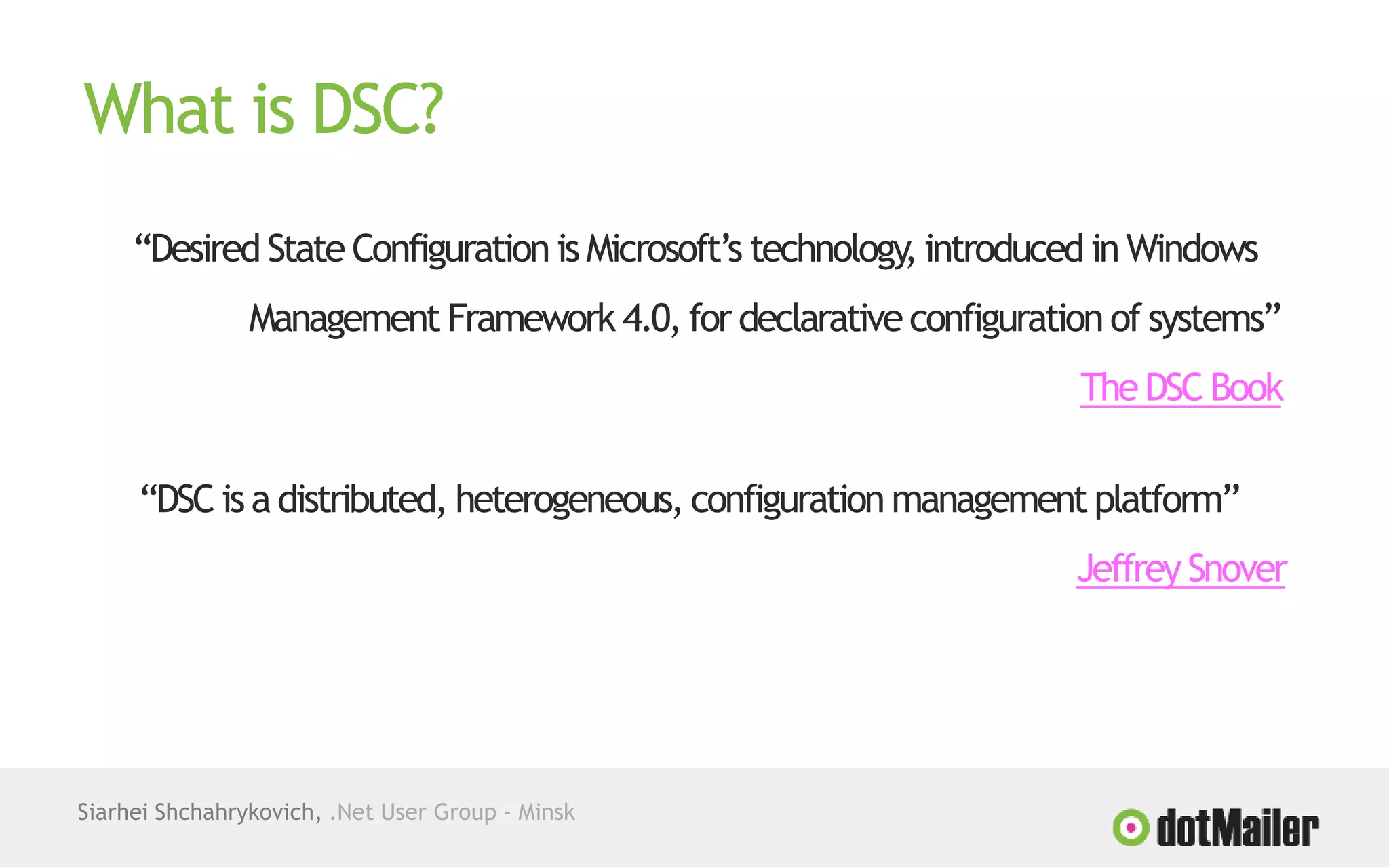 PowerShell DSC: Introduction | PPT