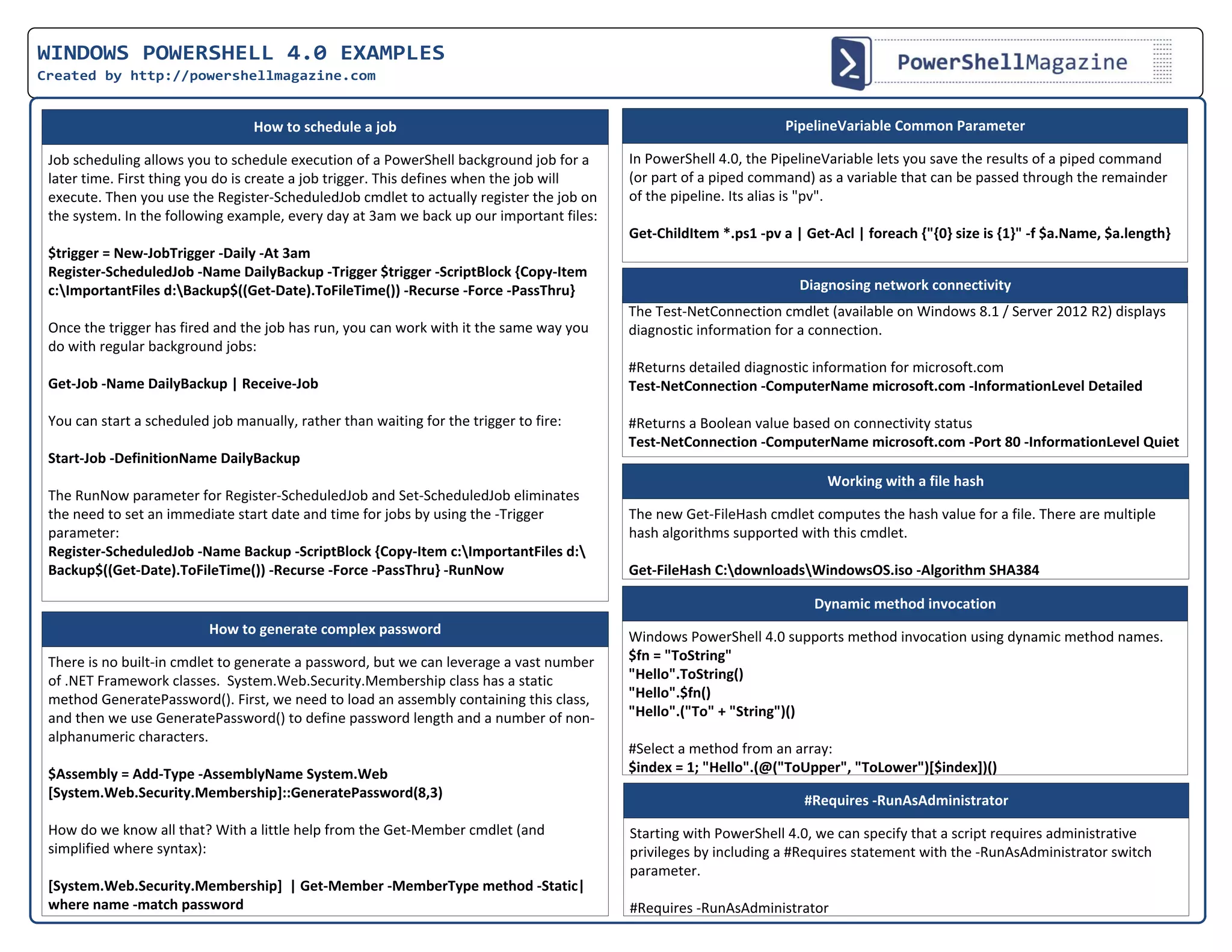 Power shell examples_v4 | PDF | Programming Languages | Computing