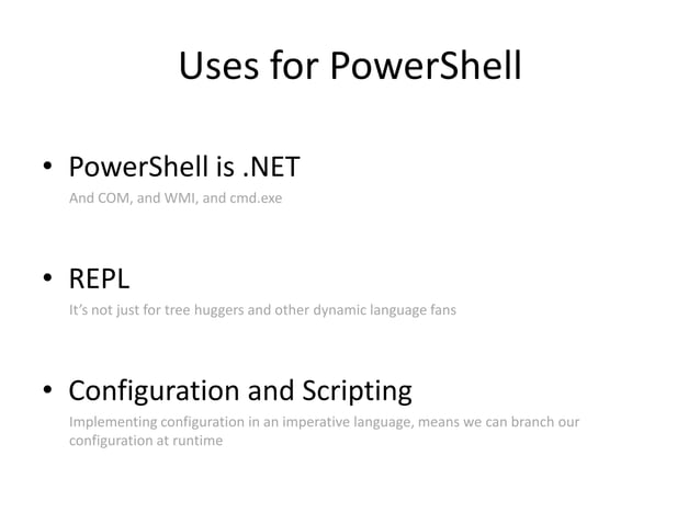 PowerShell for Developers | PPT