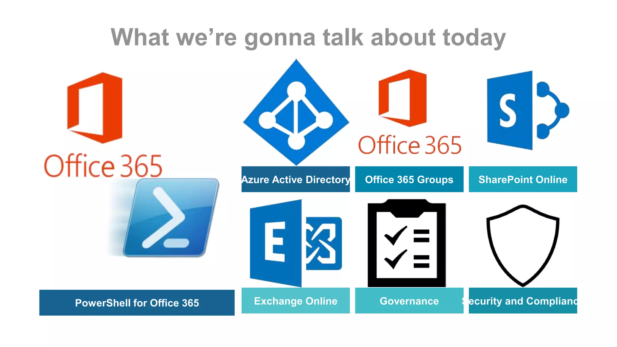 SharePoint Fest Seattle - Advanced PowerShell for Office 365 | PPT