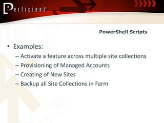 Power shell for sp admins | PPT