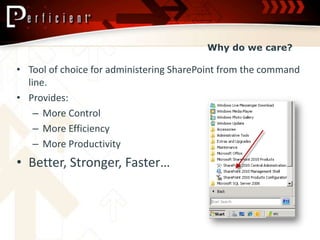 Power shell for sp admins | PPT
