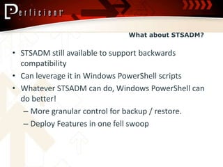 Power shell for sp admins | PPT