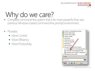 PowerShell for SharePoint Admins | PPTX