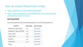 Introduction to Powershell Version 5 | PPT
