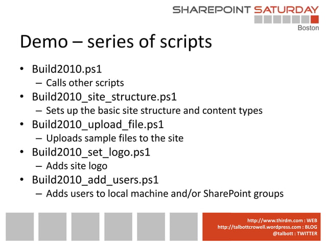 PowerShell and SharePoint | PPT