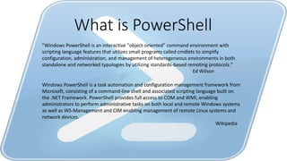 Power shell training | PPT
