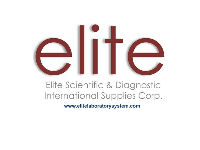 Elite Scientific & Diagnostic Intl. Supplies Corp The leading ...